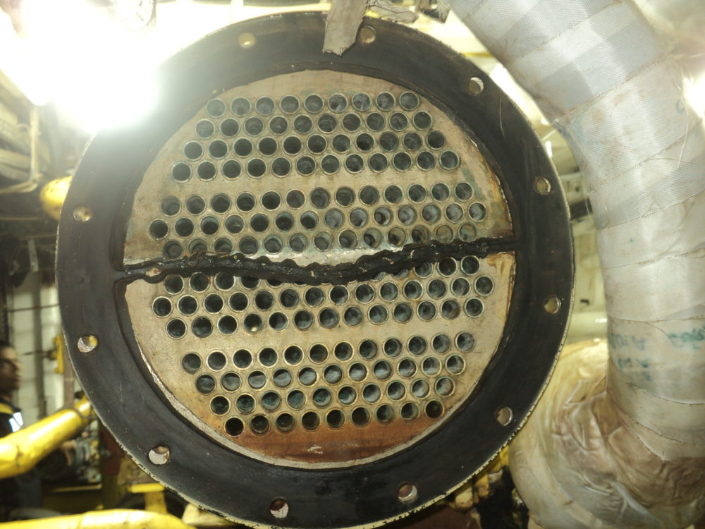 Heat exchanger fouling stopped and removed